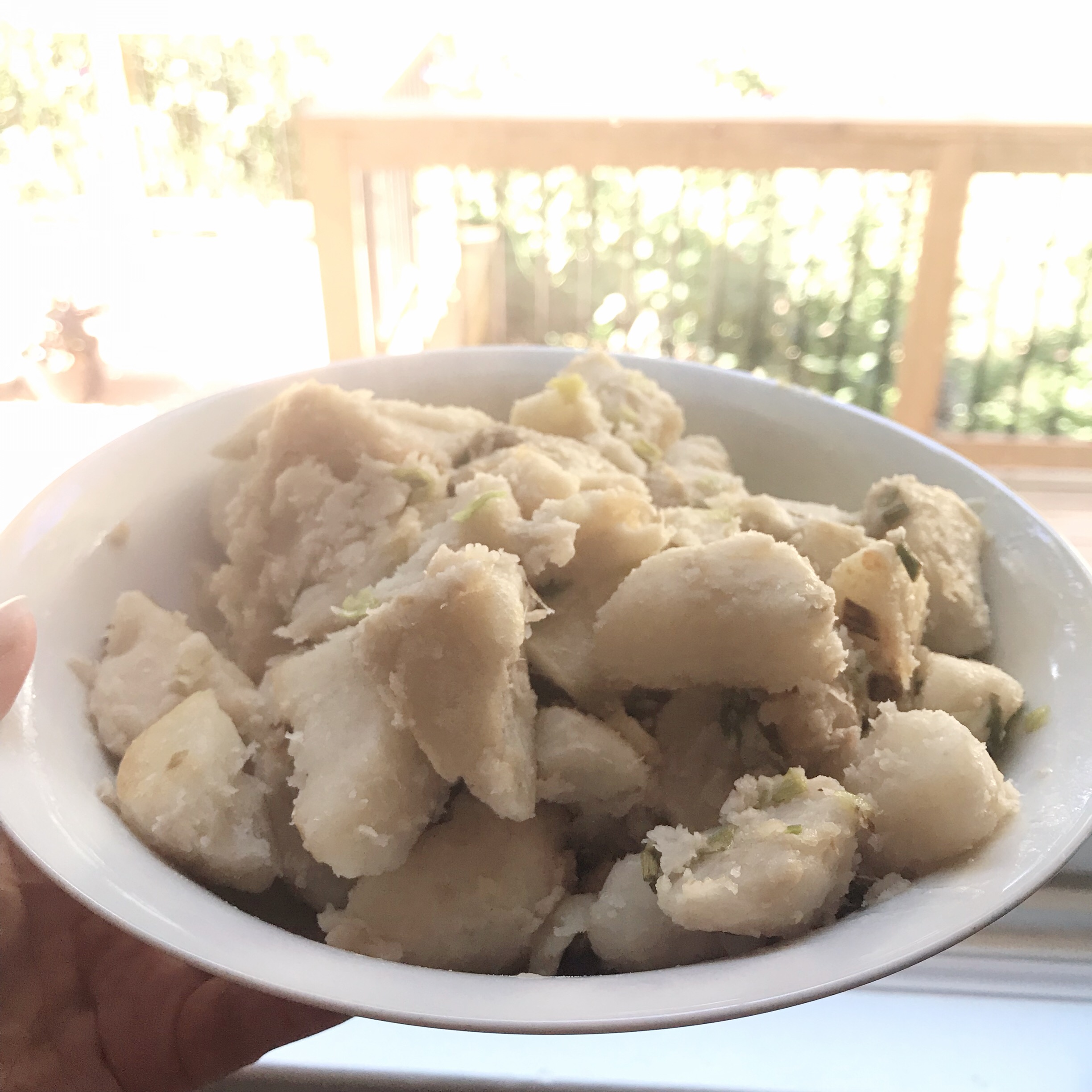 Roasted Taro with Green Onion – AirGO recipes by EZCuisine